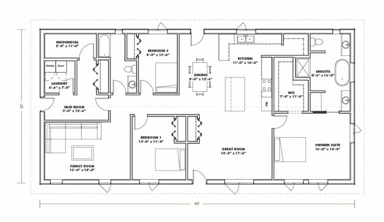 Bunk House | Post-frame Home by Integrity Post Structures