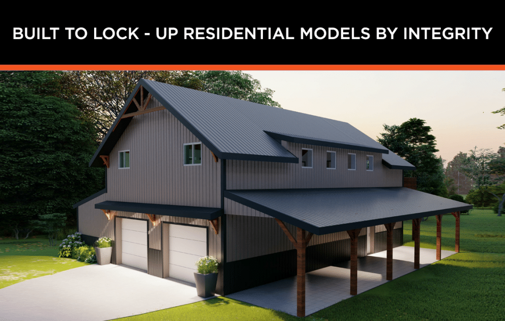 Residential Lock-Up Models | Integrity Post Structures