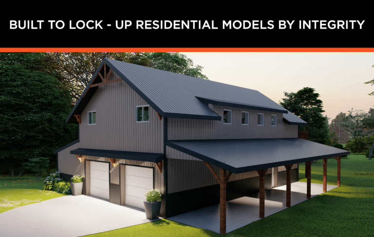 Residential Lock-Up Models | Integrity Post Structures