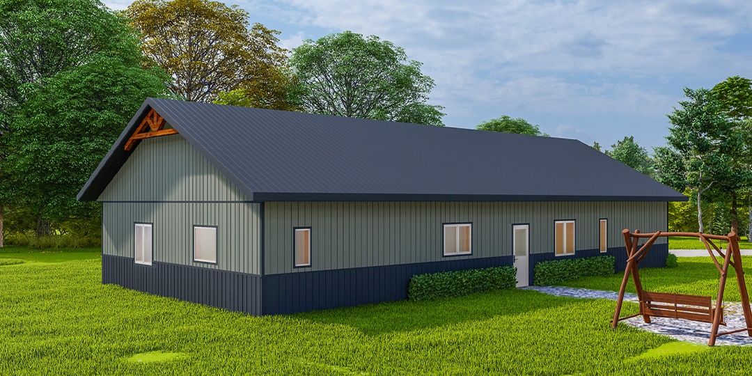 Bunk House | Post-frame Home by Integrity Post Structures