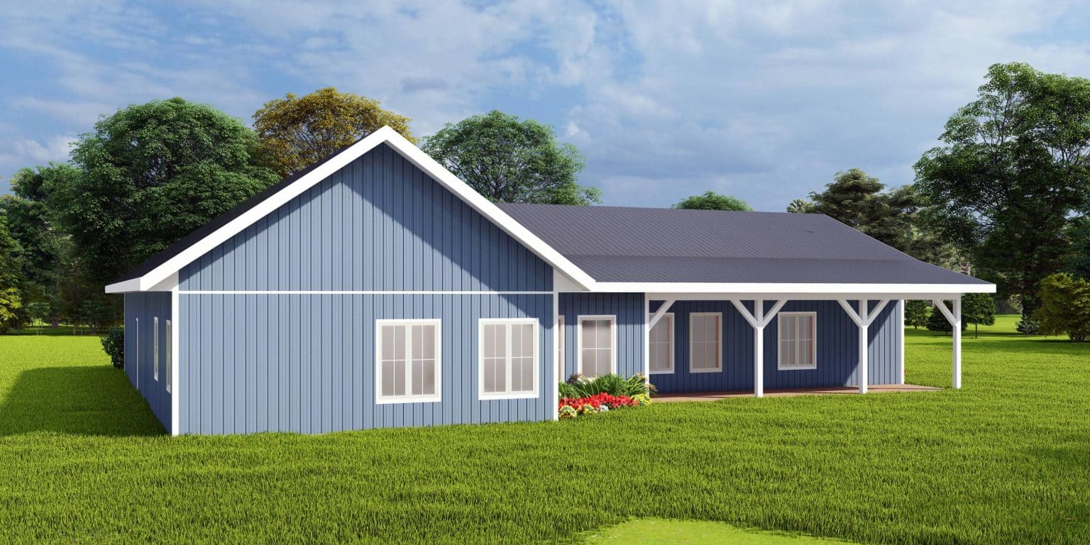 Highwood | Post-frame Home by Integrity Post Structures