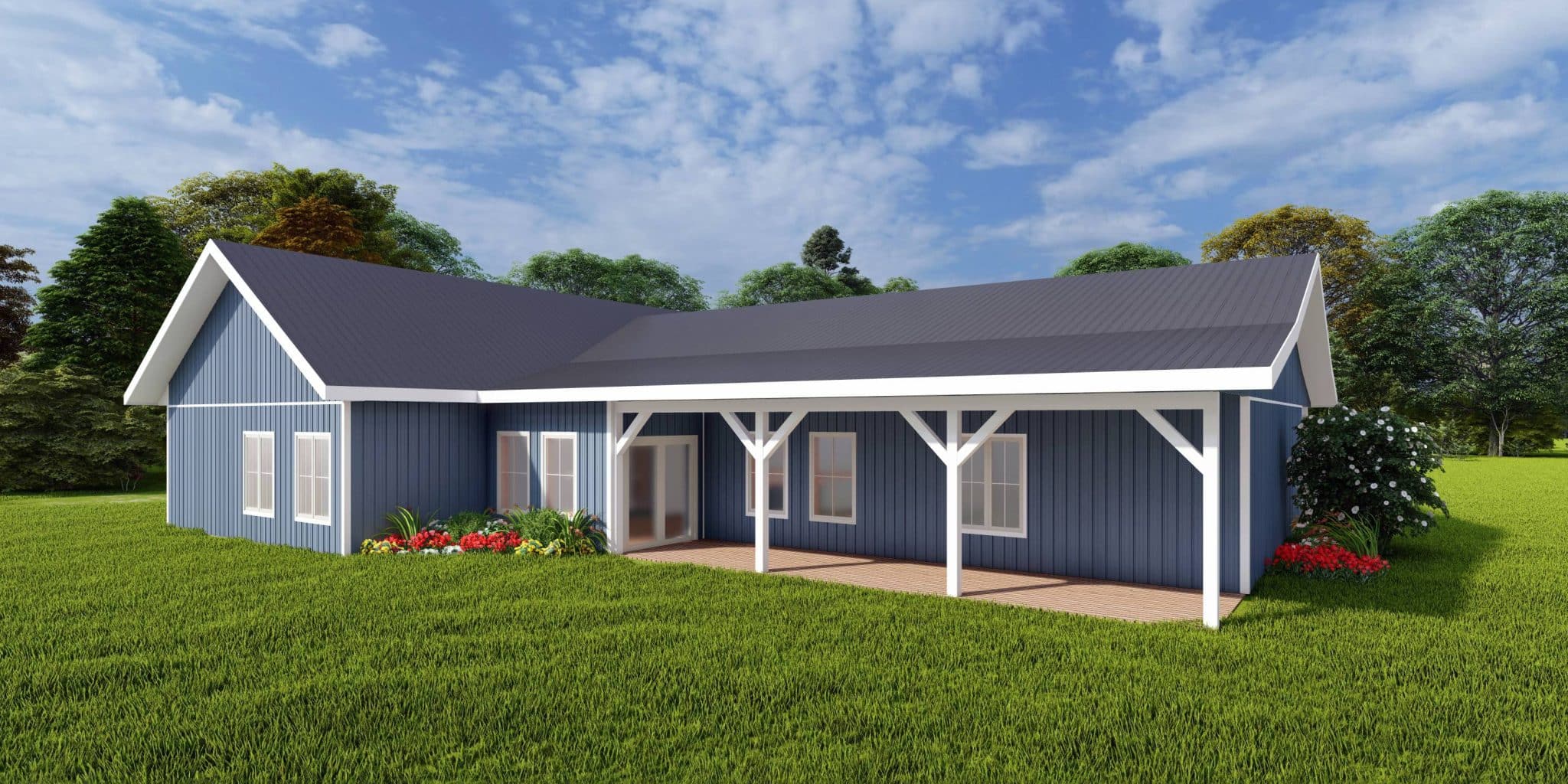Highwood | Post-frame Home by Integrity Post Structures